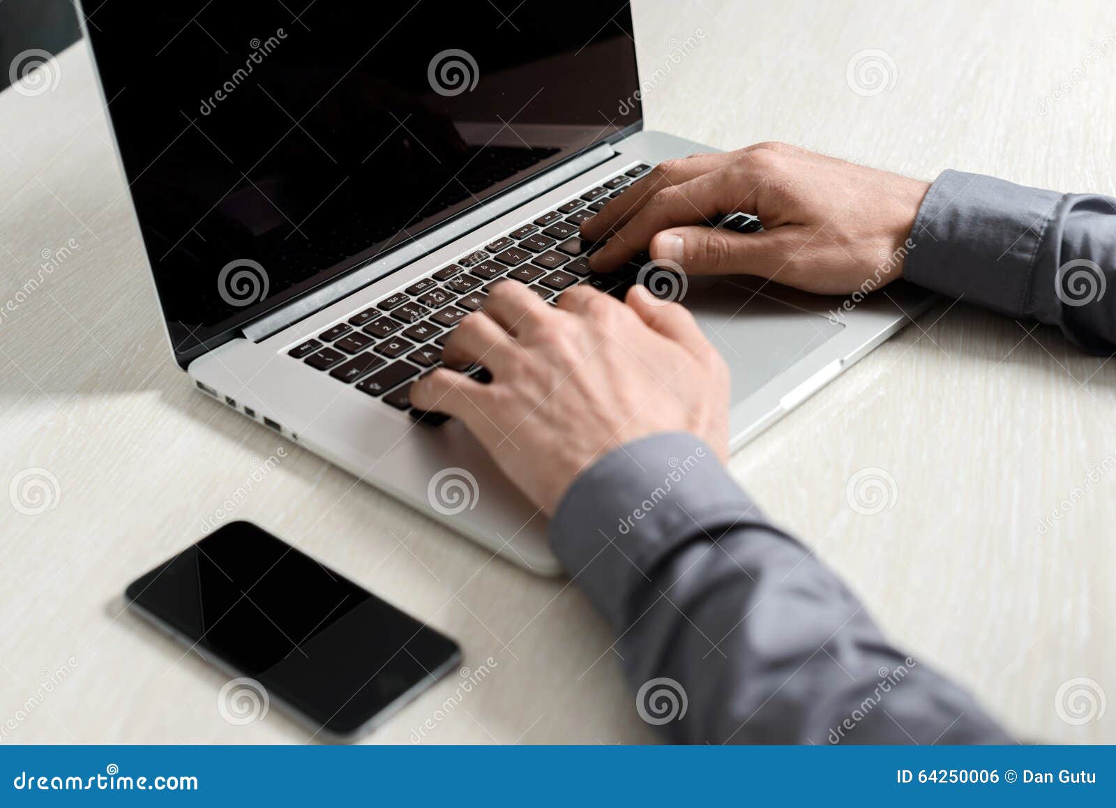 Workplace Man with Notebook Stock Photo - Image of data, notebook: 64250006