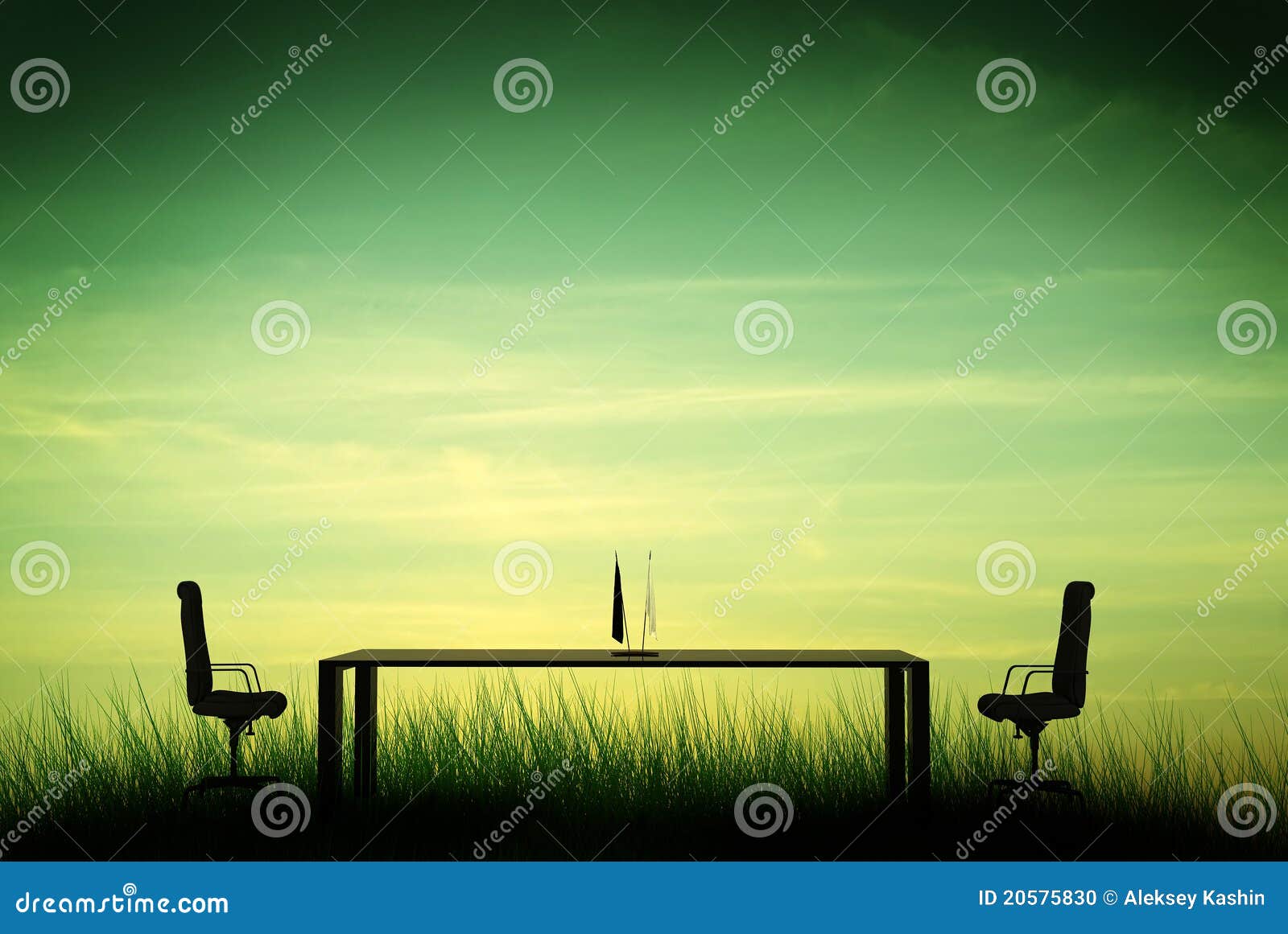 Workplace for negotiations stock photo. Image of furniture - 20575830
