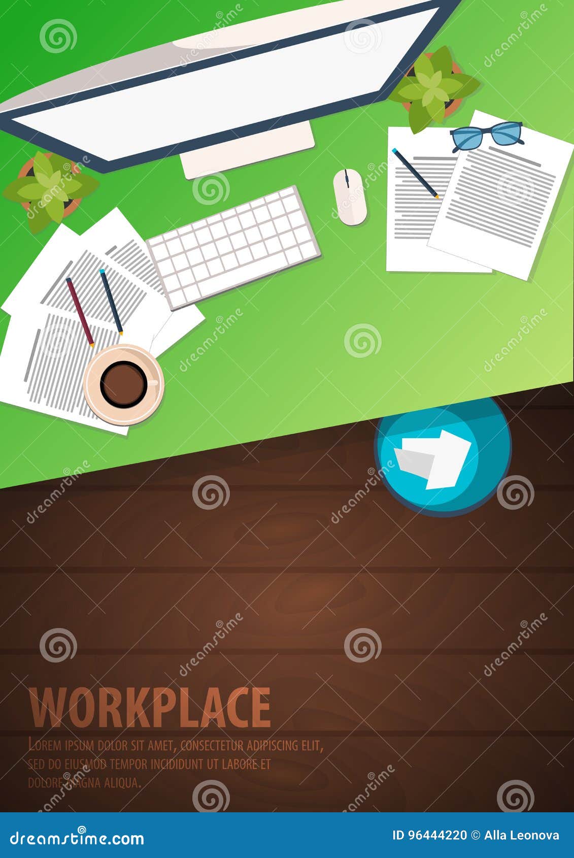 Workplace Office, Co-working Centre, University Campus, Modern ...