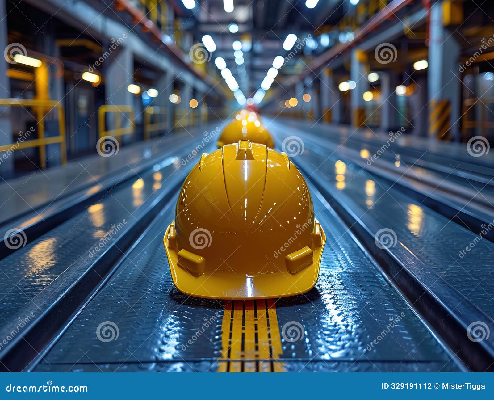 Workplace Safety Conception Engineering Objects on Workplace with ...