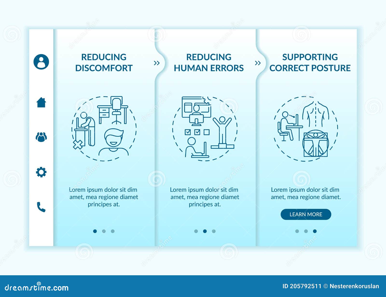 Safety Correct Lifting Of Heavy Box Vector Illustration | CartoonDealer ...