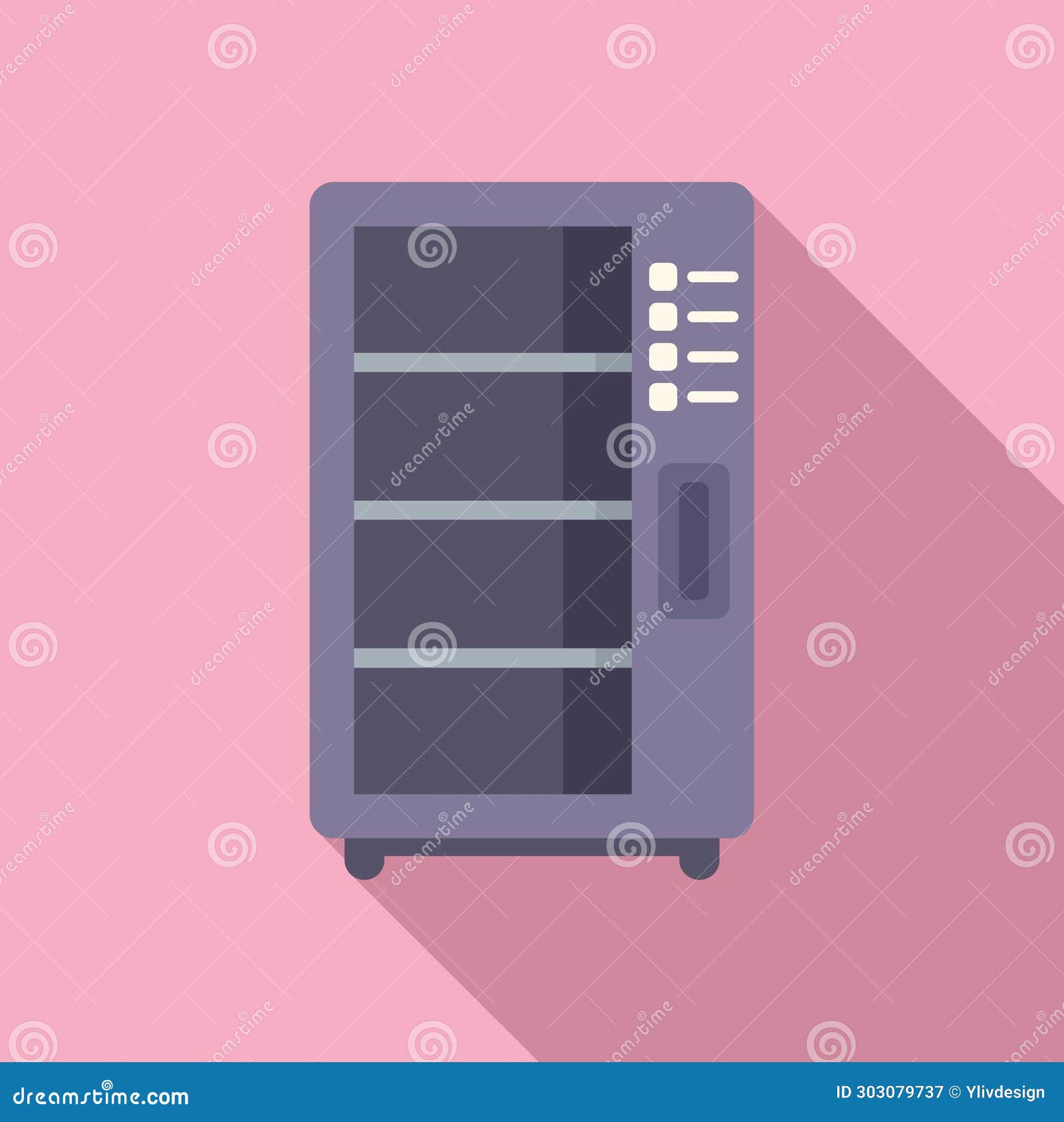 Workplace Snack Machine Icon Flat Vector. Drinks Bottle Stock ...