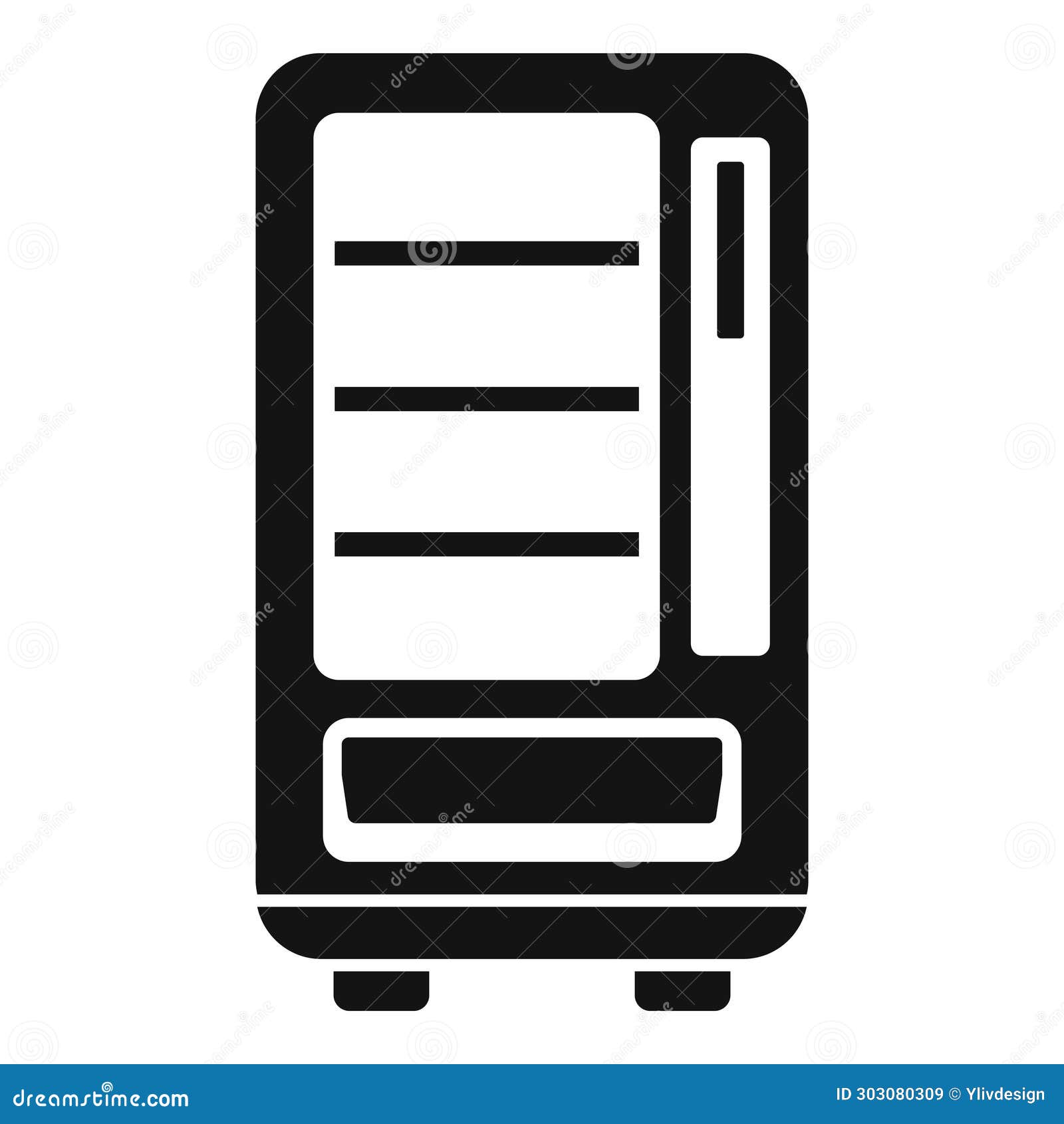 Workplace Snack Machine Icon Simple Vector. Drinks Bottle Stock Vector ...