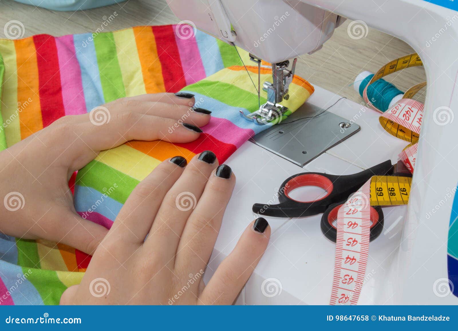 Workplace of Tailor. People, Needlework and Tailoring Concept - Tailor ...