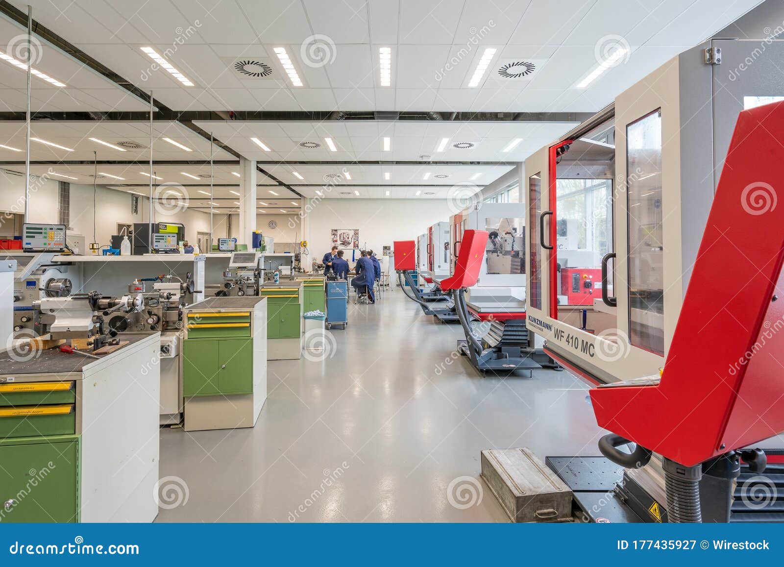 Workplace in a Technical Laboratory Stock Image - Image of equipment ...