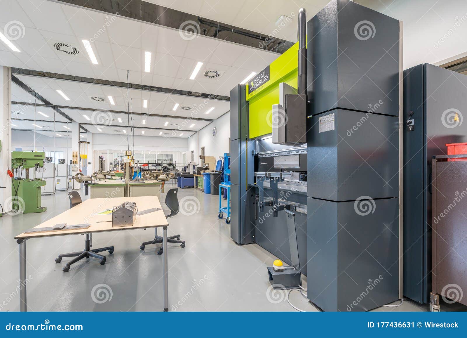 Workplace in a Technical Laboratory Editorial Photo - Image of indoor ...
