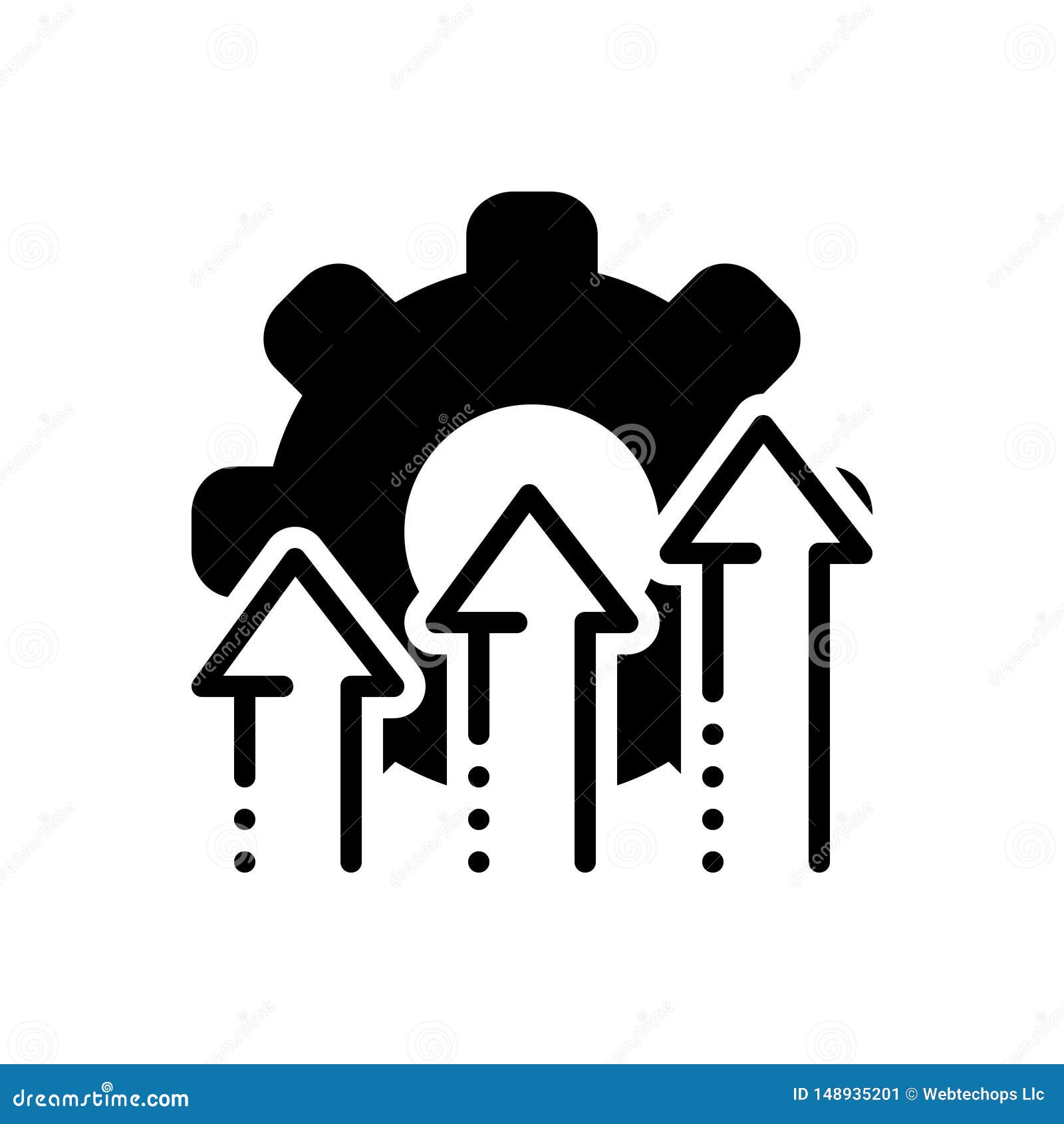 Black Solid Icon for Workplan, Scheme and Project Stock Vector ...