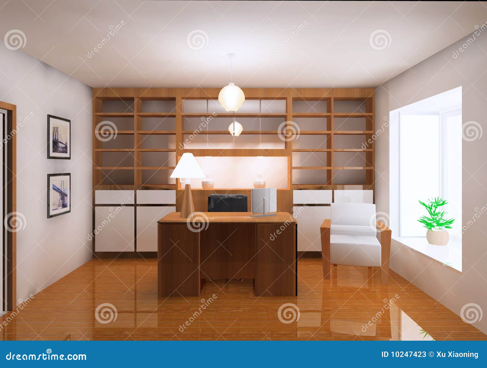 Workroom design stock illustration. Illustration of chair - 10247423