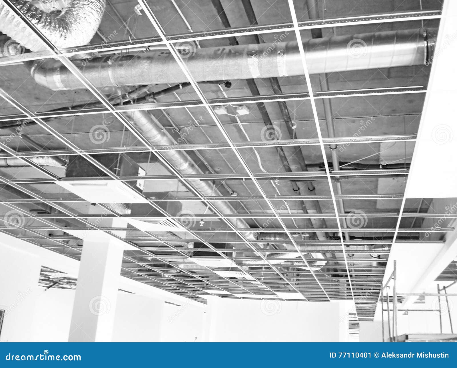 Building. Finishing Work. Plasterer Work. The Hand Of The Master Is ...