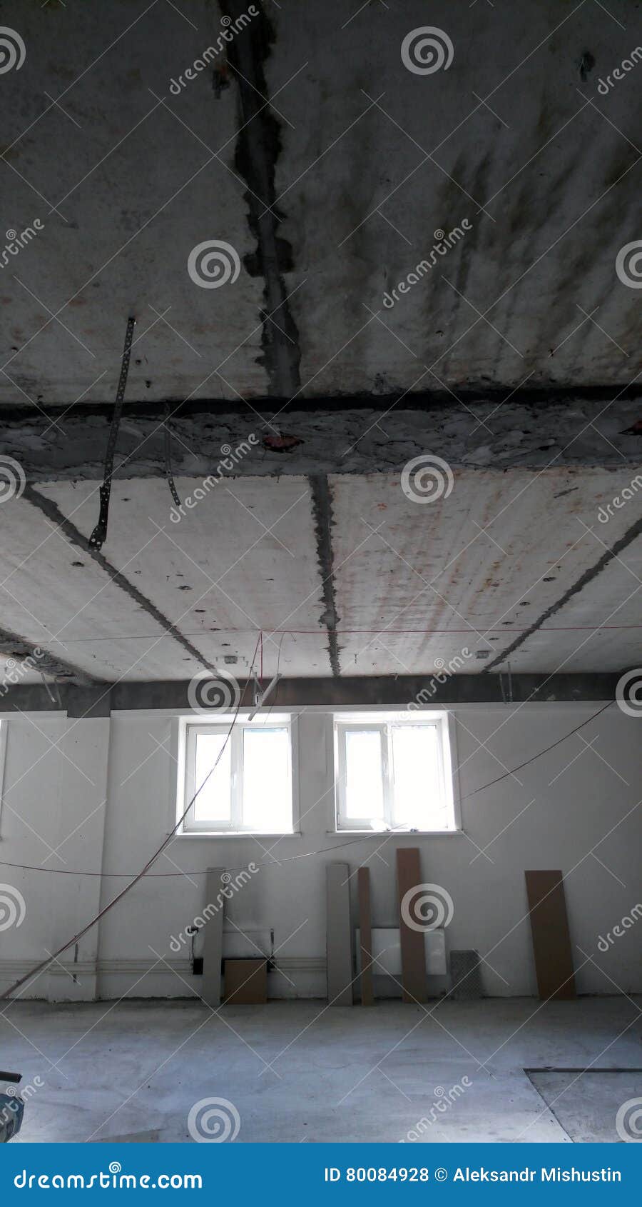 Building. Finishing Work. Plasterer Work. The Hand Of The Master Is ...