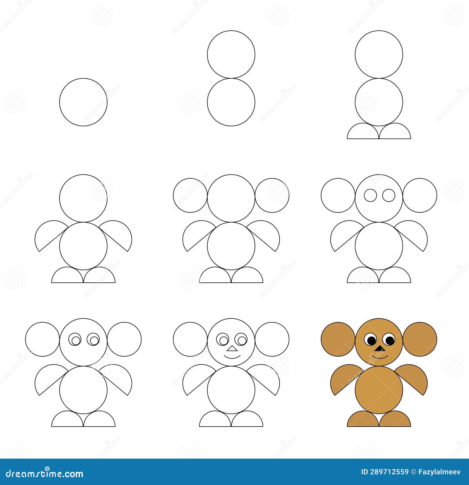 Worksheet Easy Guide To Drawing Cartoon Fish. Simple Step-by-step ... Worksheet Easy Guide To Drawing Cartoon Fish. Simple Step-by-step ...