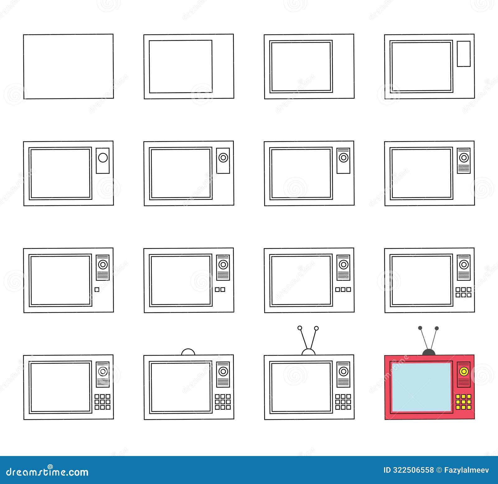 Worksheet Easy Guide To Drawing Cartoon Autobus. Simple Step-by-step ... Worksheet Easy Guide To Drawing Cartoon Autobus. Simple Step-by-step ...