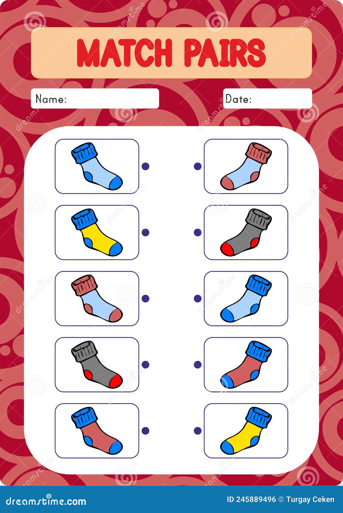 Game of Finding Same Objects Stock Vector - Illustration of skills ...