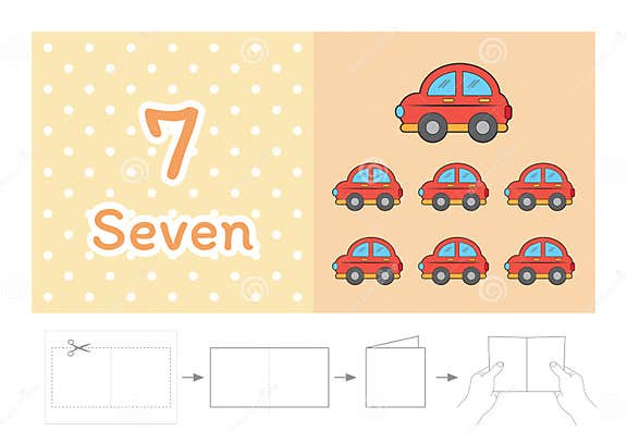Worksheet for Kindergarten Kids, Count the Number of Objects, Learn the ...