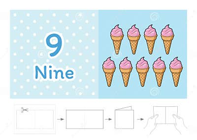 Worksheet for Kindergarten Kids, Count the Number of Objects, Learn the ...