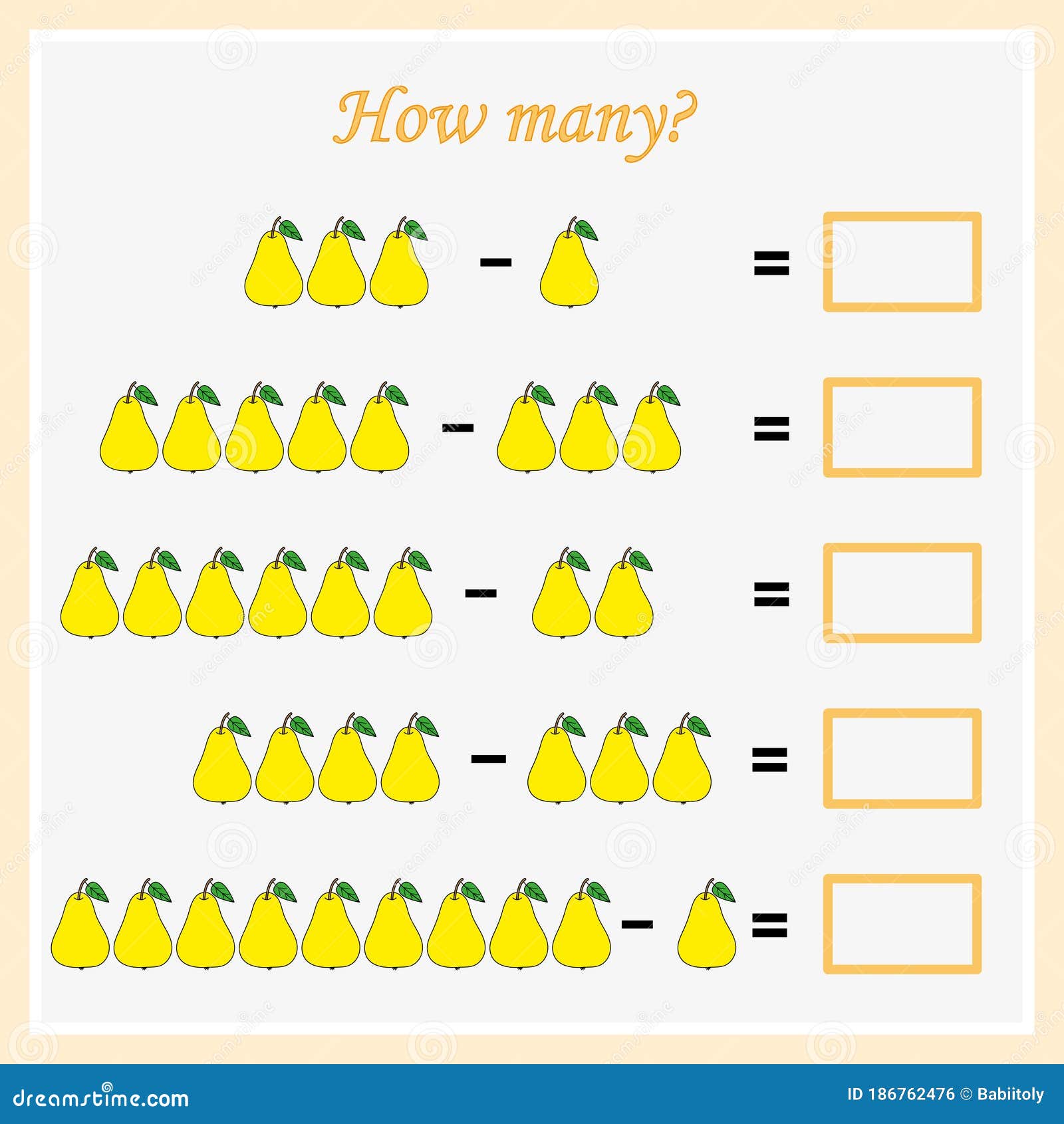Mathematical Puzzle Game. Learning Mathematics, Worksheet for Preschool ...
