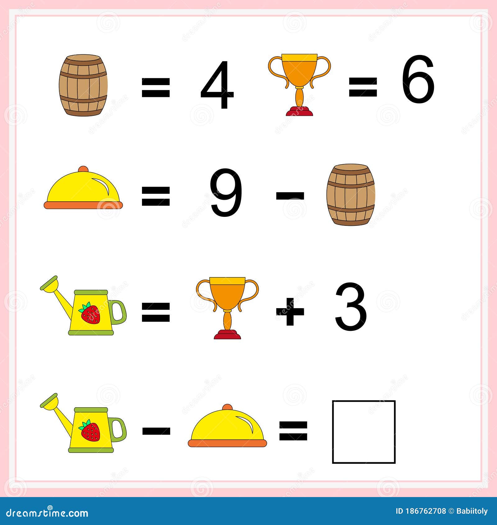 Worksheet. Mathematical Puzzle Game. Learning Mathematics, Tasks for ...