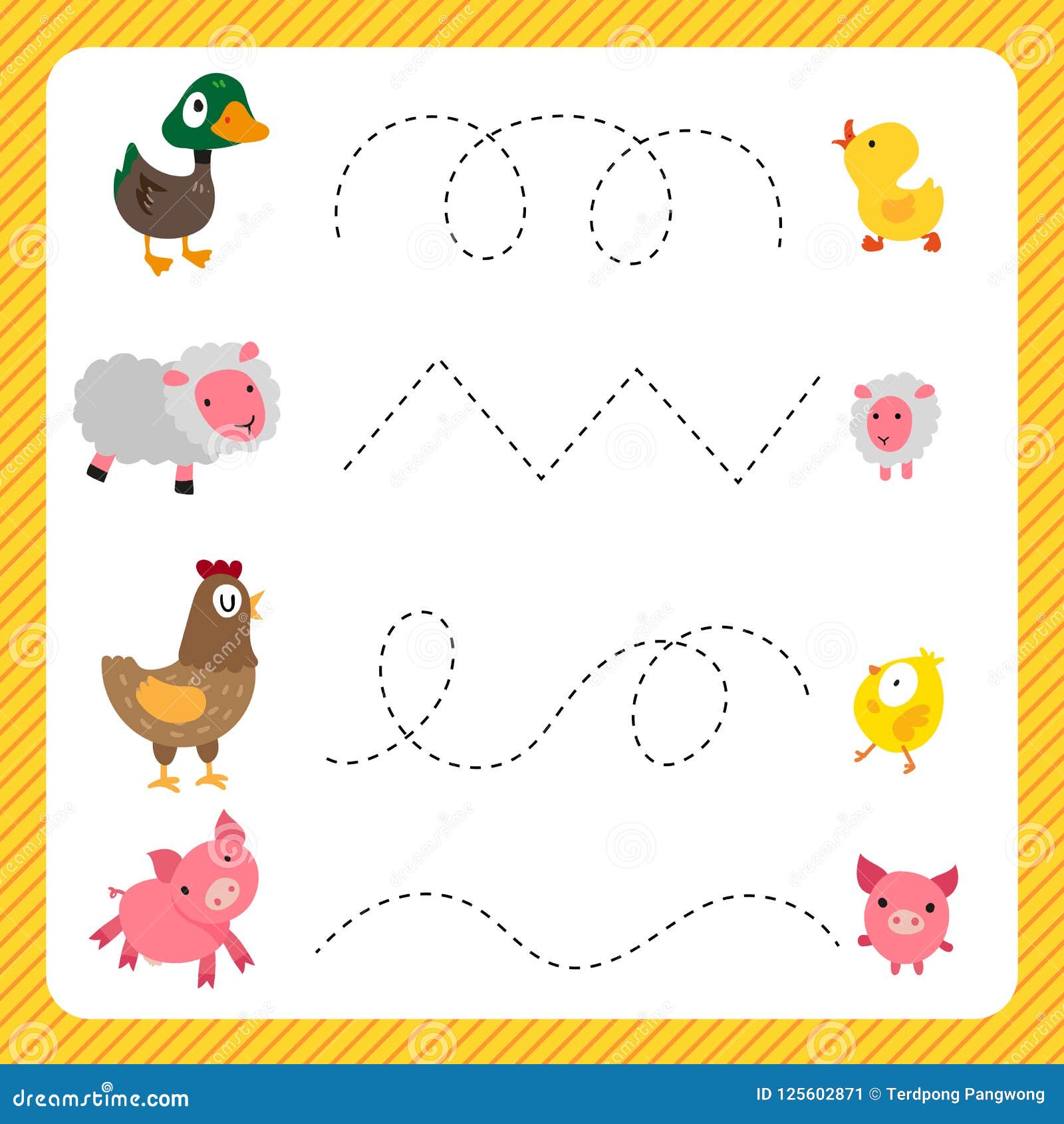 Worksheet Vector Design for Kid Stock Vector - Illustration of icon ...