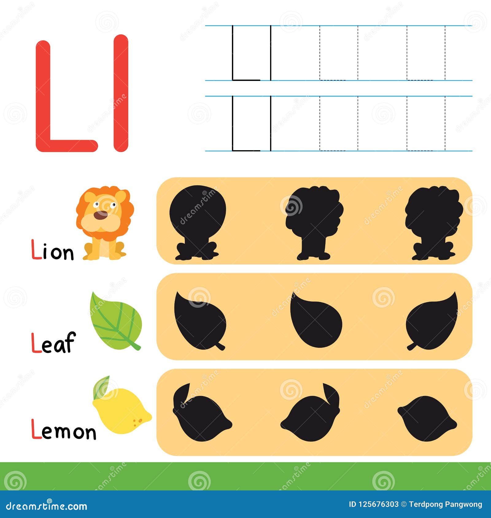 Worksheet Vector Design for Kid Stock Vector - Illustration of cartoon ...