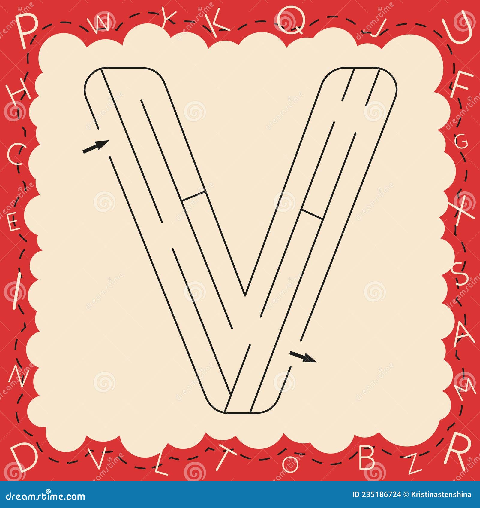 Worksheets for Learning the Alphabet. Activity Book for Kids Stock ...