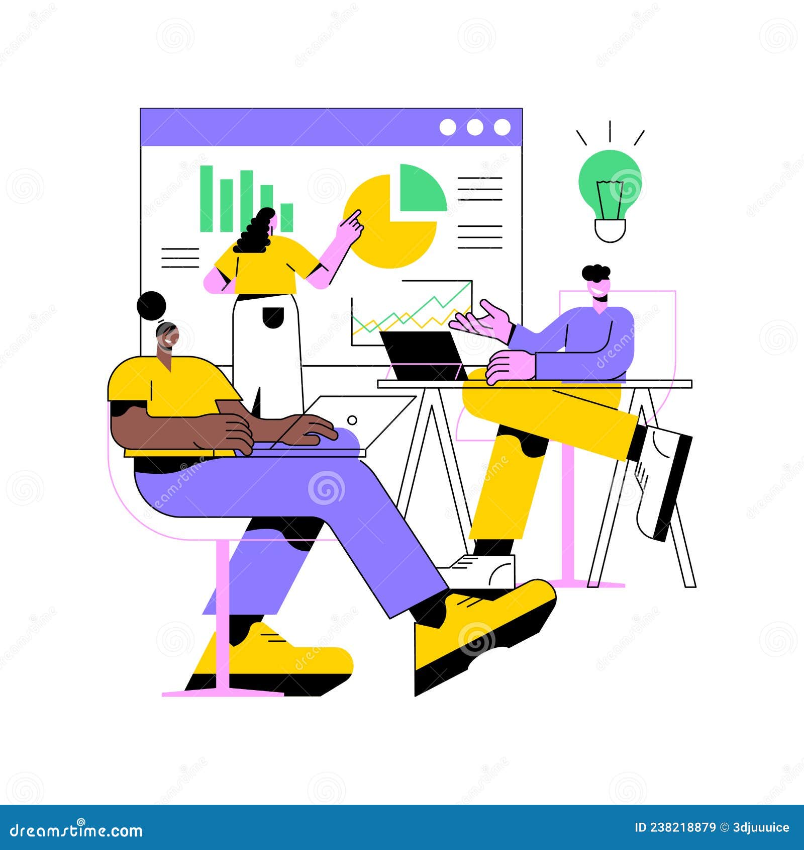 Workshop Abstract Concept Vector Illustration. Stock Vector ...