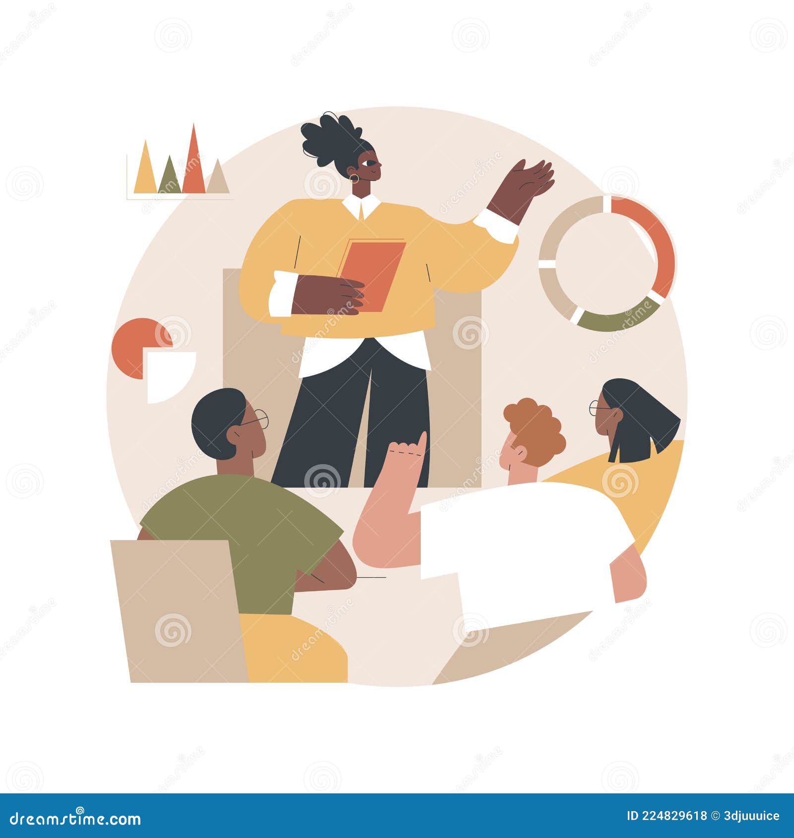 Workshop Abstract Concept Vector Illustration. Stock Vector ...