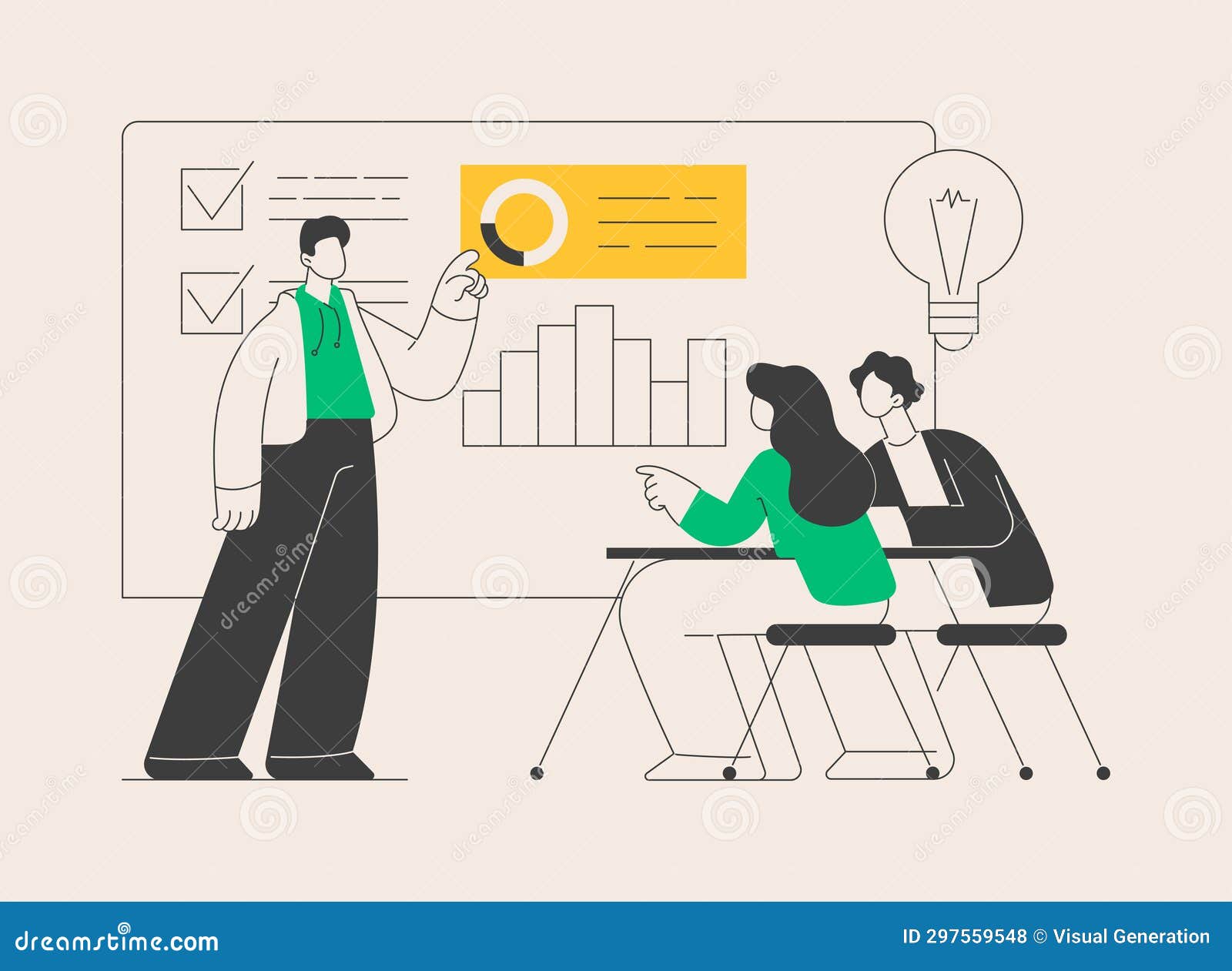 Workshop Abstract Concept Vector Illustration. Stock Vector ...