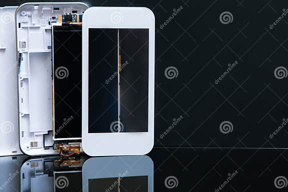 Workshop Assembly Smartphone Technology Stock Photo - Image of ...