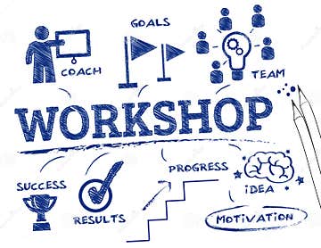 Workshop chart stock illustration. Illustration of marketing - 48672772