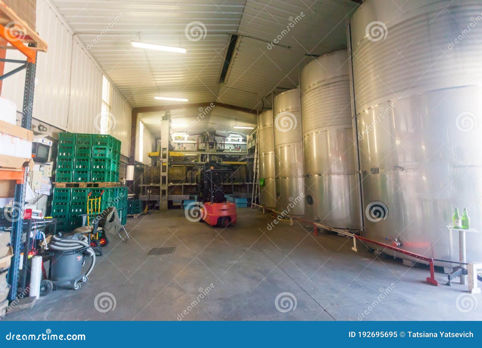 Workshop in Cider Factory in Northern Spain Stock Image - Image of ...