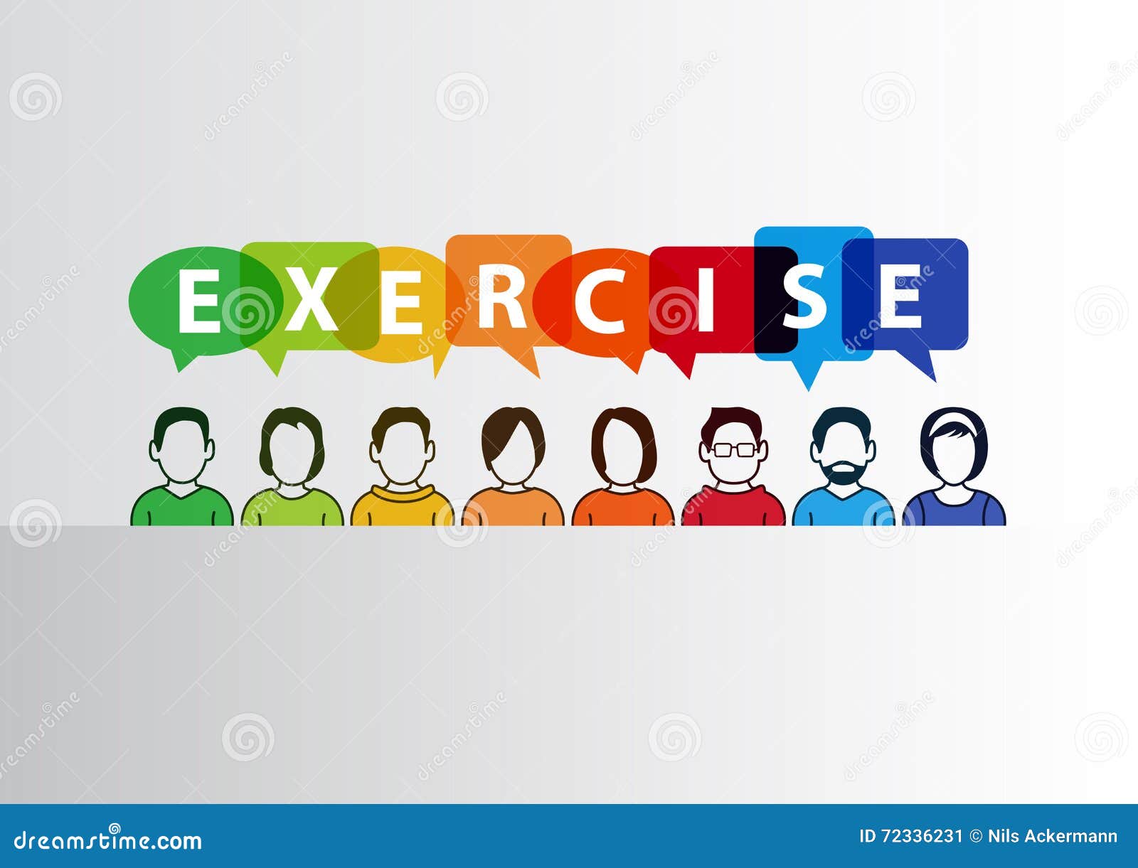 Workshop Exercise Concept As Illustration with Illustration of Group of ...