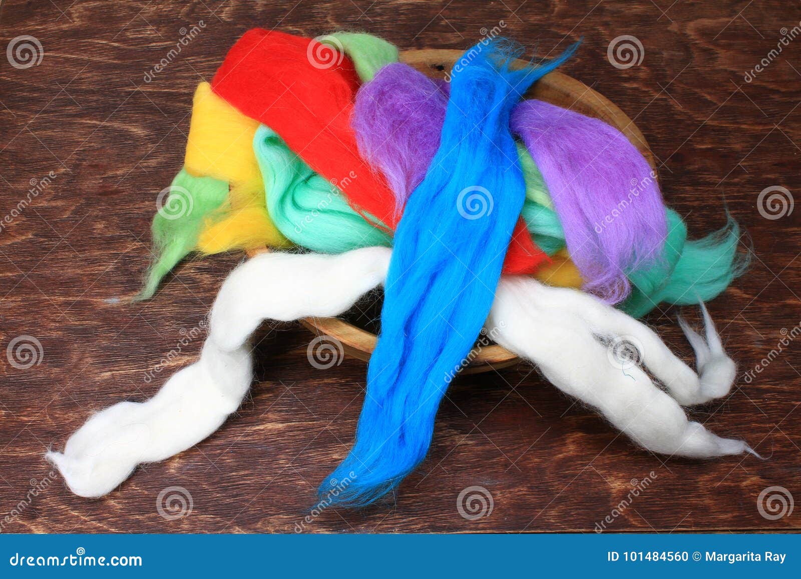 Workshop Felting Wool for Beginners with Tools Stock Photo - Image of ...