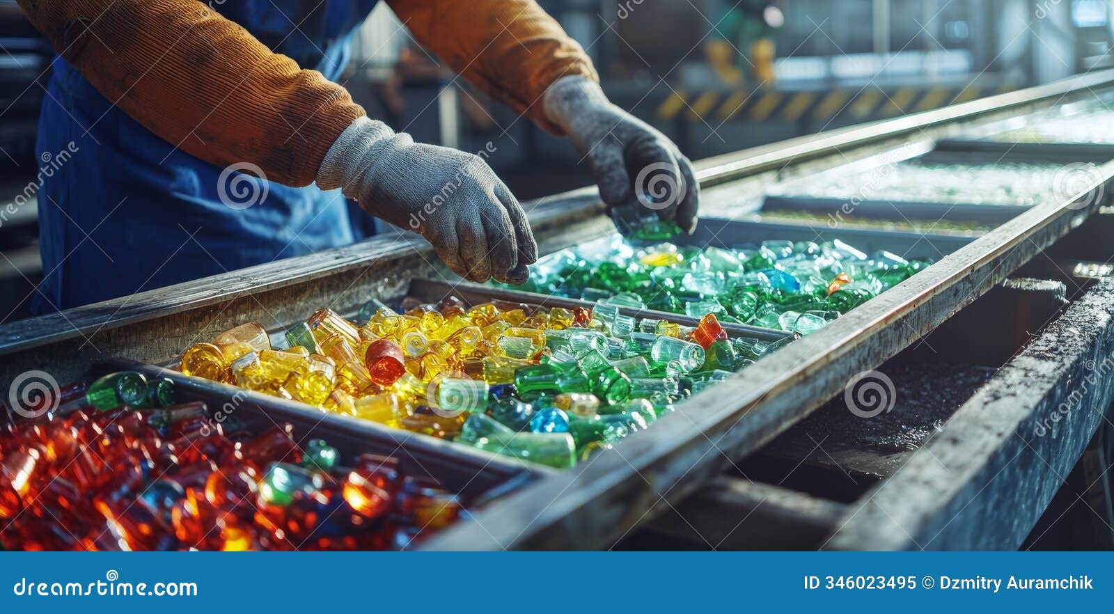 Workshop on Glass Recycling: Sorting Broken Glass by Color and ...