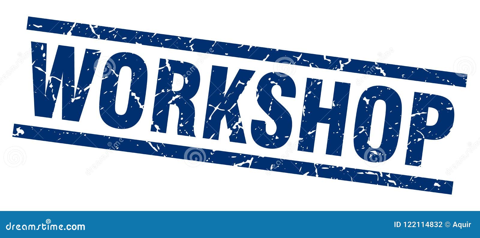 Workshop stamp stock vector. Illustration of label, learn - 122114832