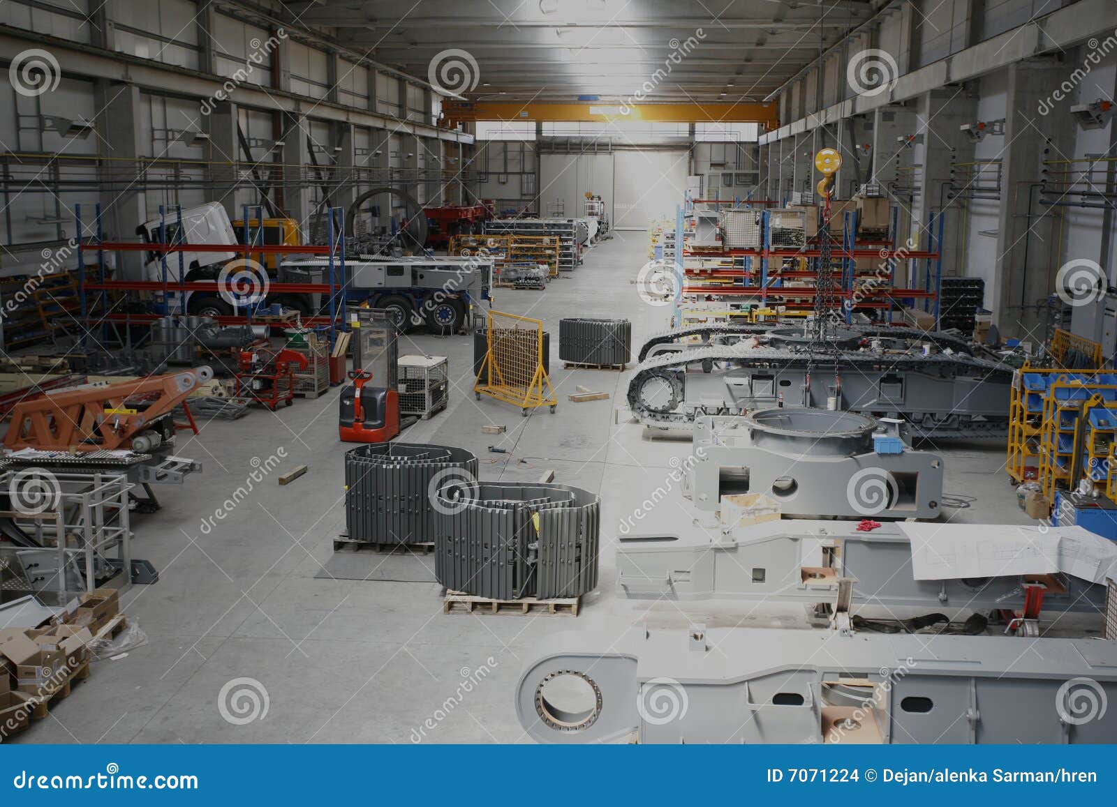 Workshop hall stock photo. Image of large, industry, equipment - 7071224