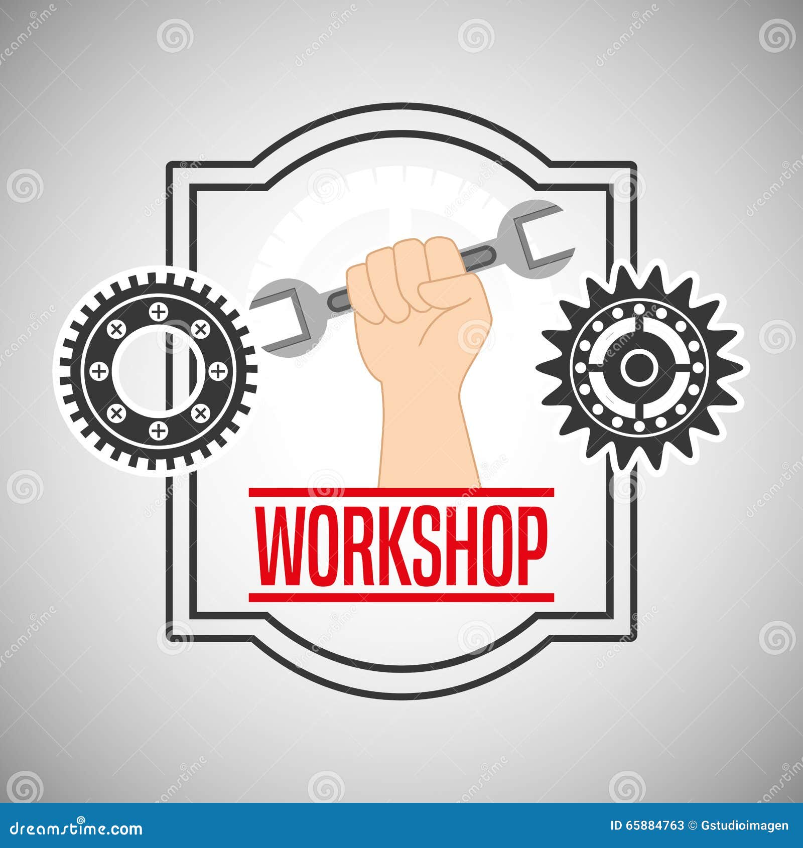 Workshop icon design stock vector. Illustration of support - 65884763