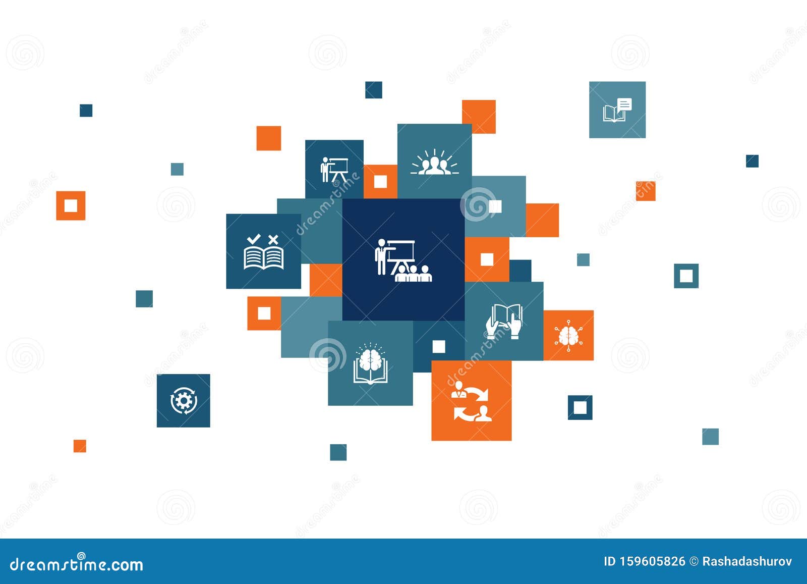 Workshop Infographic 10 Steps Pixel Stock Vector - Illustration of icon ... Workshop Infographic 10 Steps Pixel Stock Vector - Illustration of icon ...
