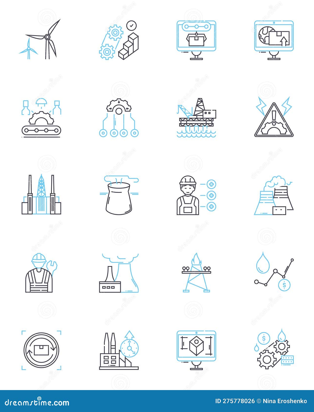 Workshop Linear Icons Set. Training, Seminar, Skill-building, Learning ...