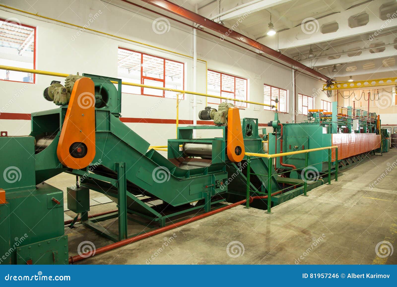 Workshop with Machines for the Manufacture of Screws Stock Photo ...