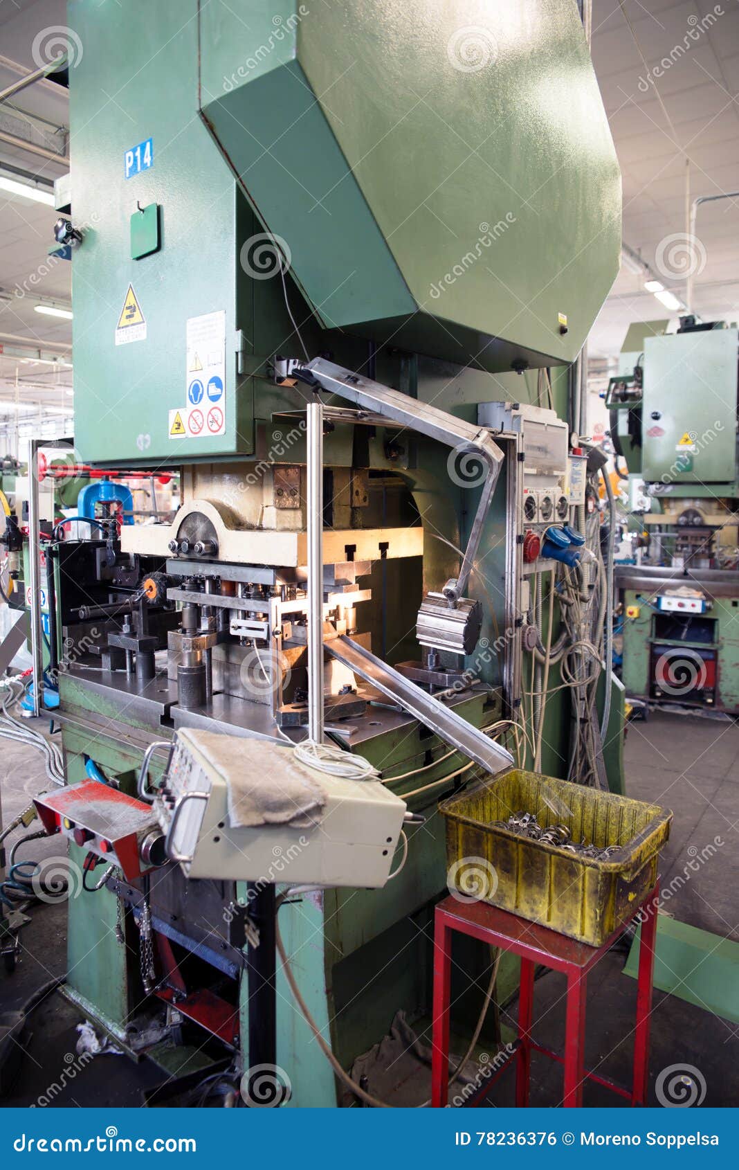 Workshop - Metal Forming Press Stock Photo - Image of steelwork ...