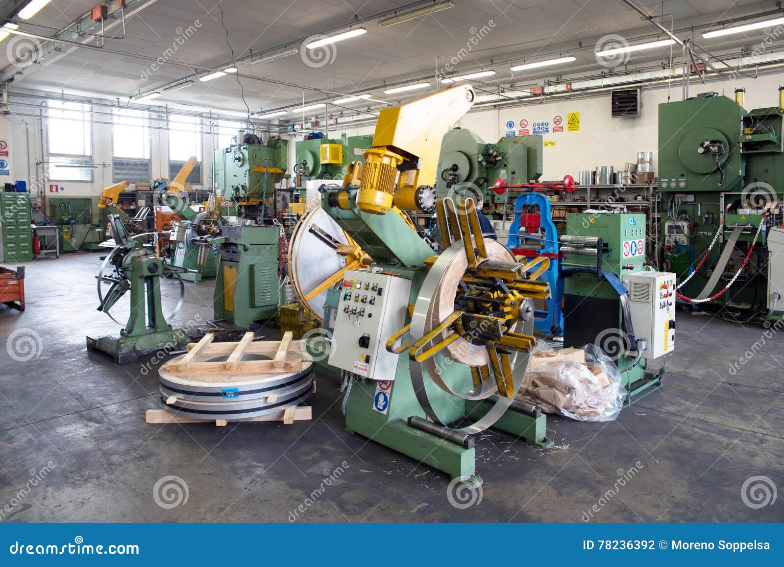 Workshop - Metal Forming Press Stock Photo - Image of forming ...