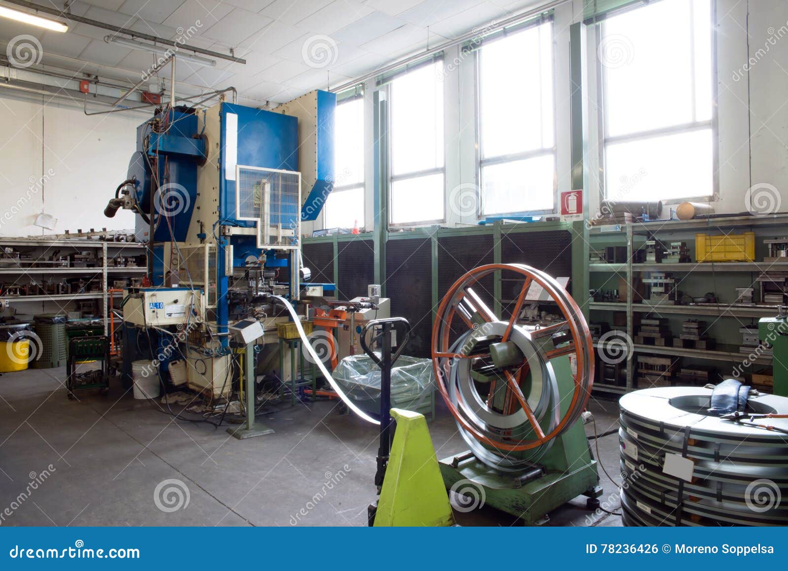 Workshop - Metal Forming Press Stock Photo - Image of equipment, craft ...