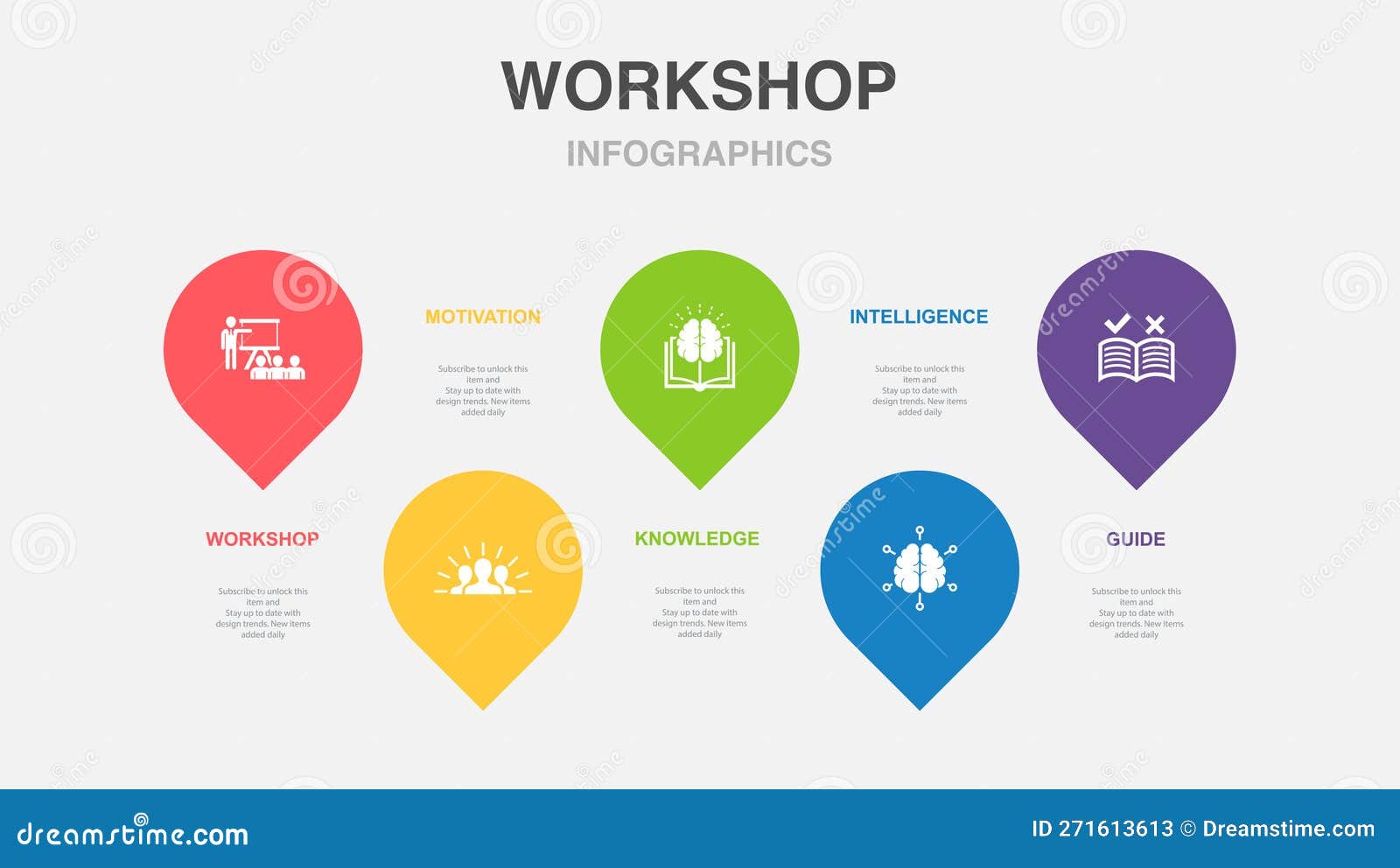 Workshop, Motivation, Knowledge Stock Vector - Illustration of ...