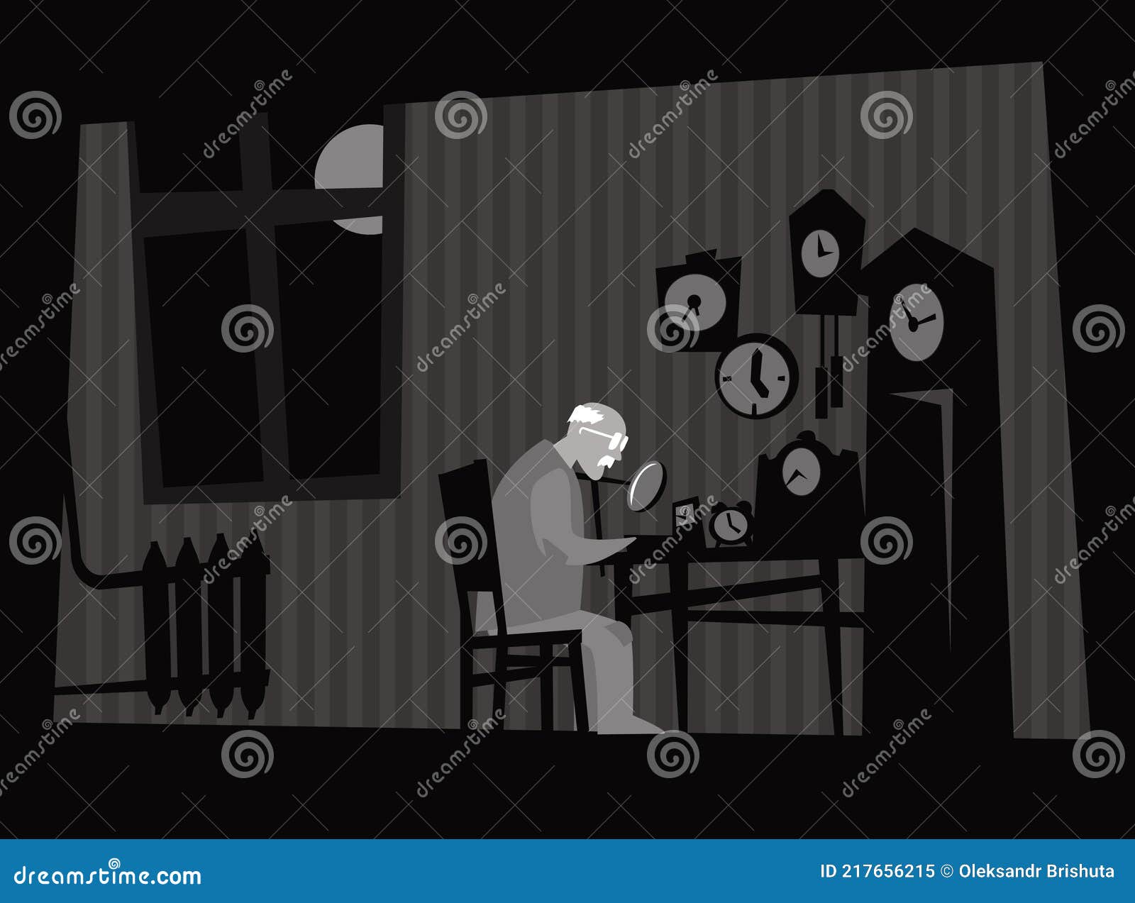 Watchmaker's Workshop. Disassembled Clockwork. Photorealistic Shot ...