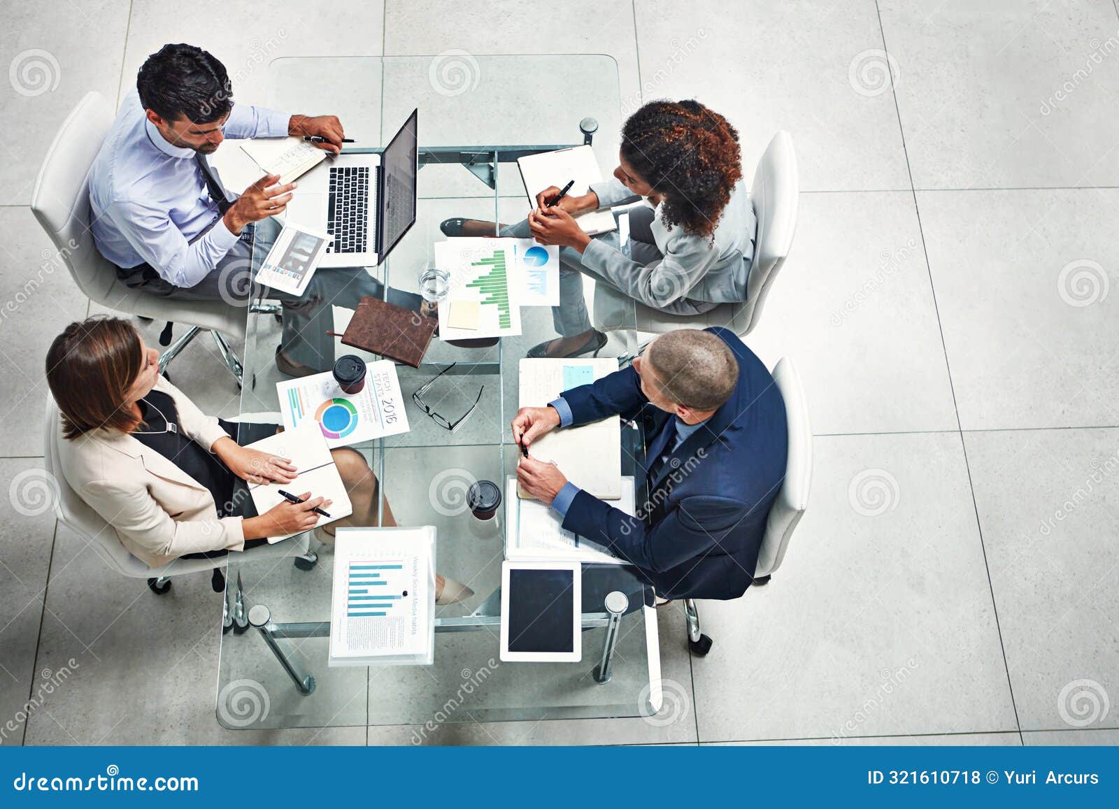 Workshop, Paperwork and Business People in Office with Laptop for ...