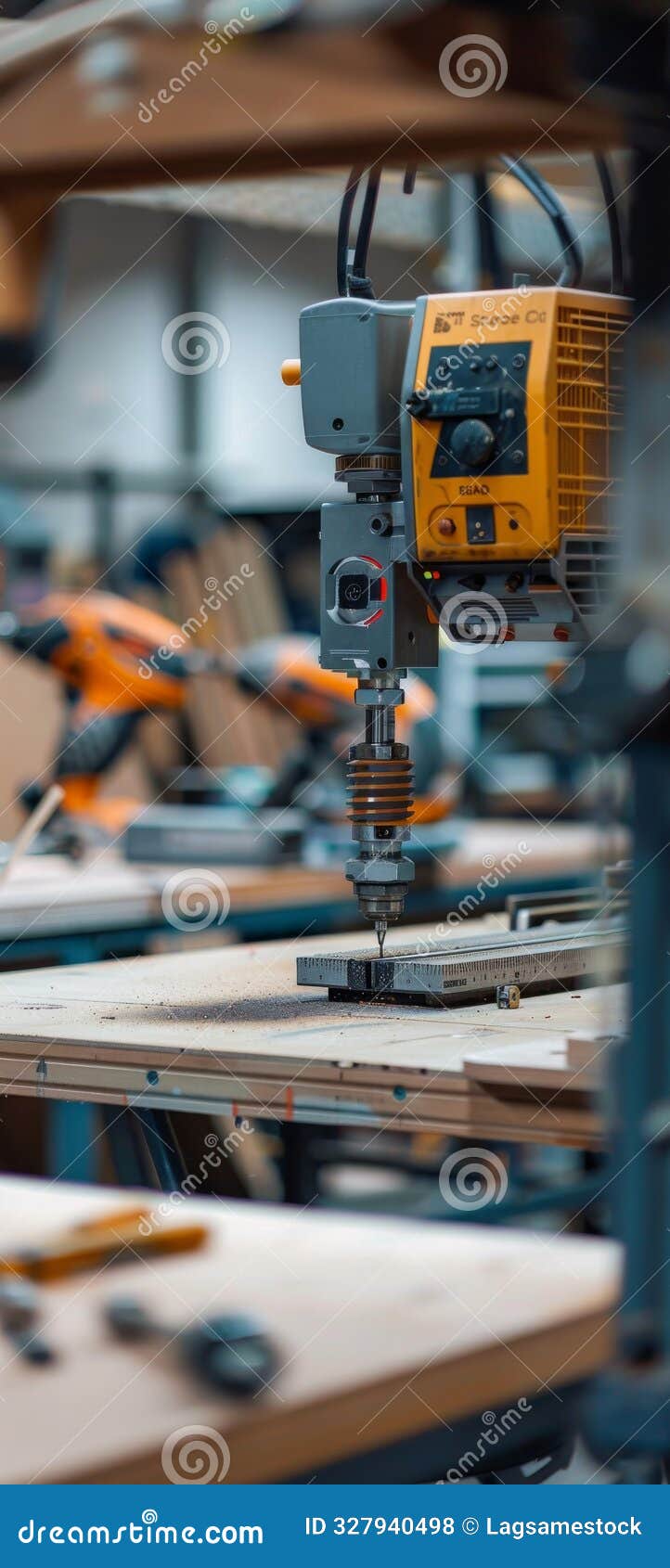 A Workshop with Power Tools that Can Be Controlled Remotely 3D Printer ...