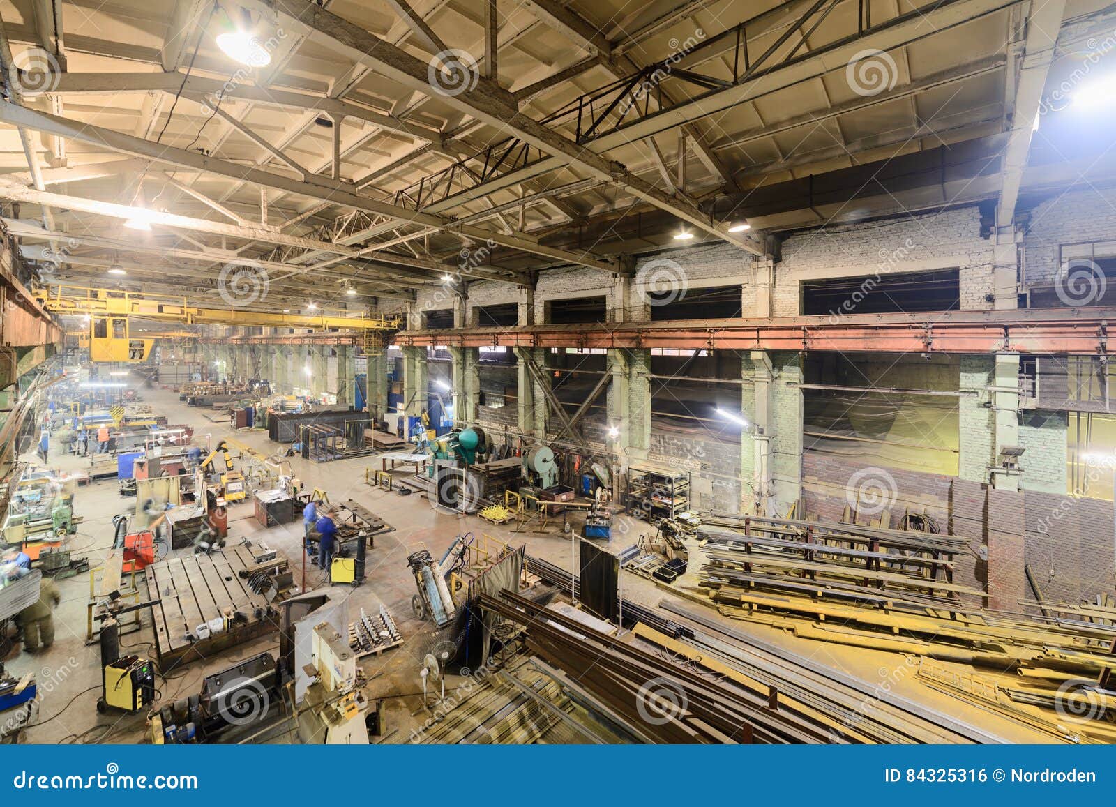 Workshop on Production of Handling Removable Devices. Stock Photo ...