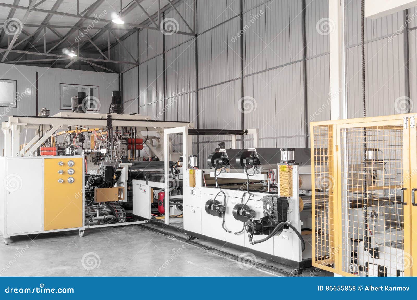 Workshop for Production of Polypropylene and Polyethylene Stock Photo ...