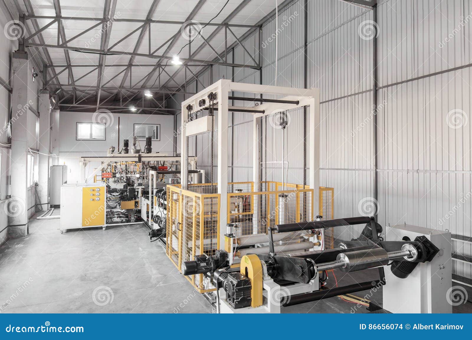 Workshop for Production of Polypropylene and Polyethylene Stock Photo ...