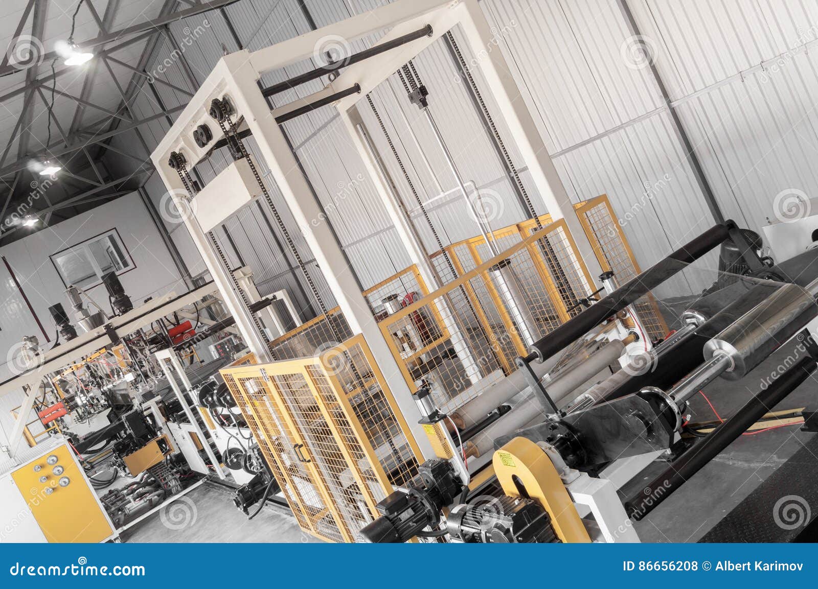 Workshop for Production of Polypropylene and Polyethylene Stock Photo ...